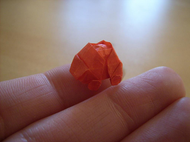 World's Smallest Origami by Anja Markiewicz