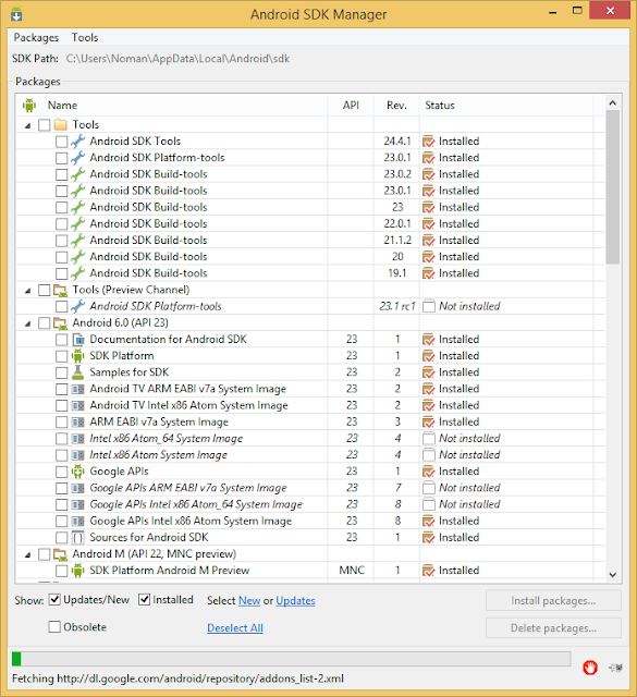 Setting Up Android SDK Manager ~ TwoTutorial Setting Up Android SDK Manager ~ TwoTutorial