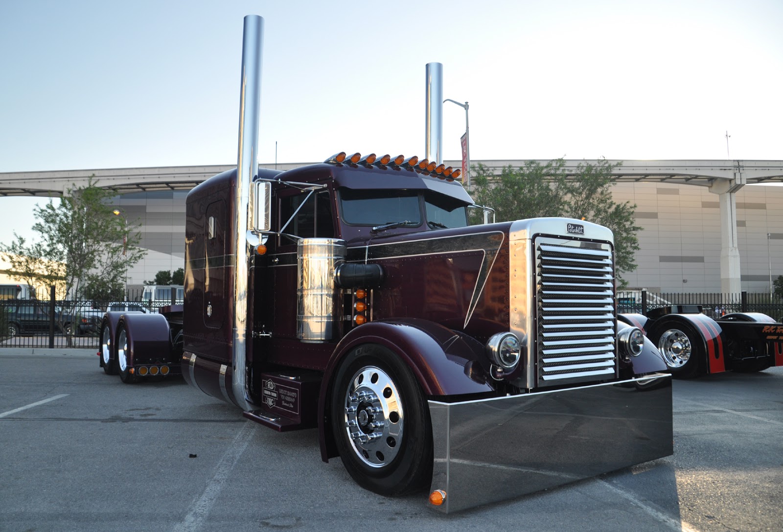Just A Car Guy: a couple of display semis in the SEMA convention center ...