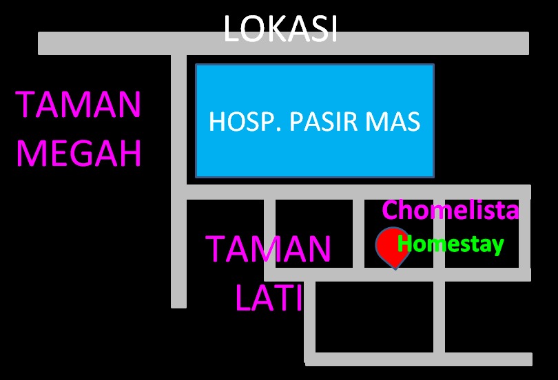 Chomelista Homestay, Pasir Mas, Kelantan: Maps Chomelista Homestay ...