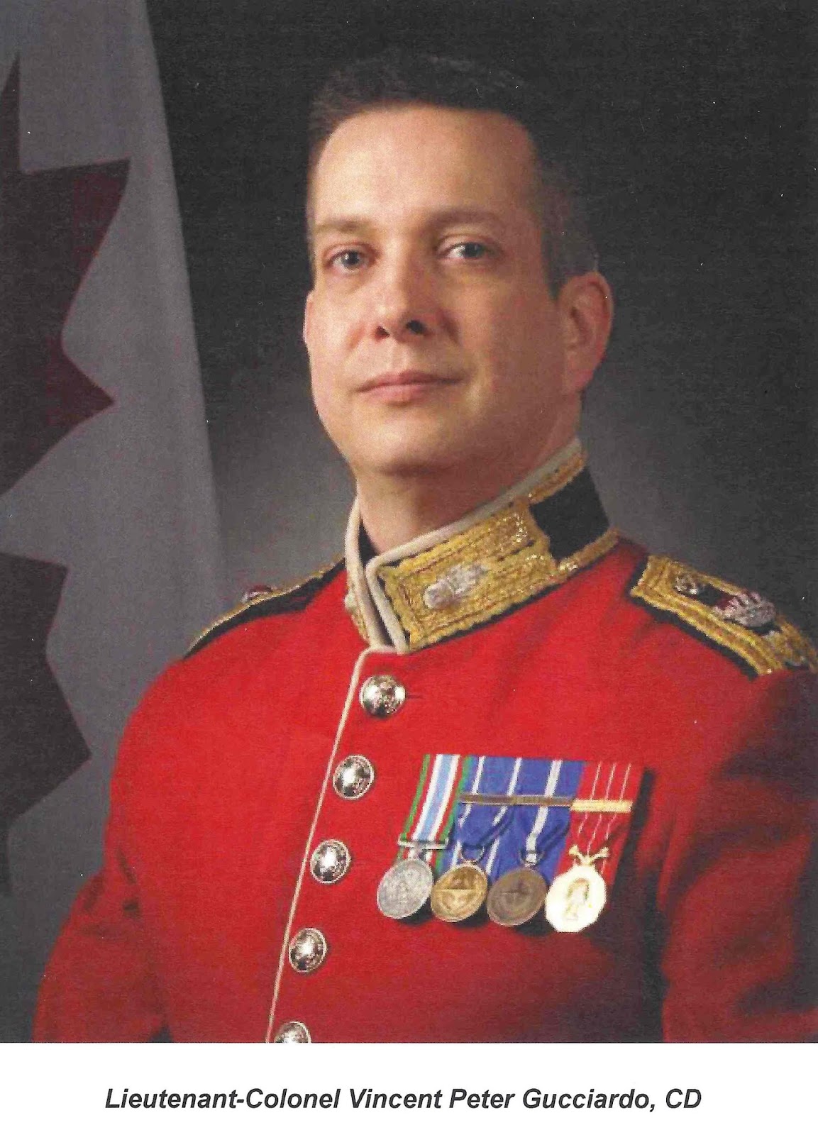 Vincent Gucciardo al comando dei Canadian Grenadier Guards (CGG)