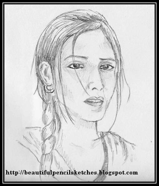 Beautiful Pencil Sketches: 10 Female Face Drawing Reference Pencil ...