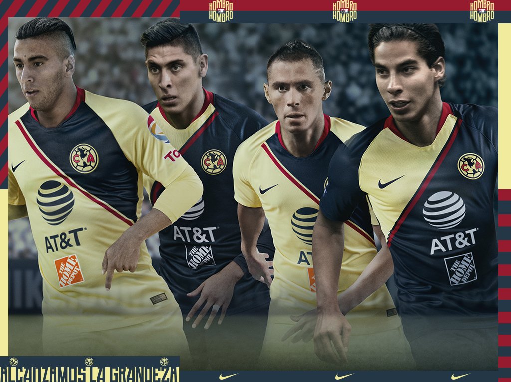 Nike Club America 2018-19 Home, Away & Goalkeeper Kits Released - Footy ...