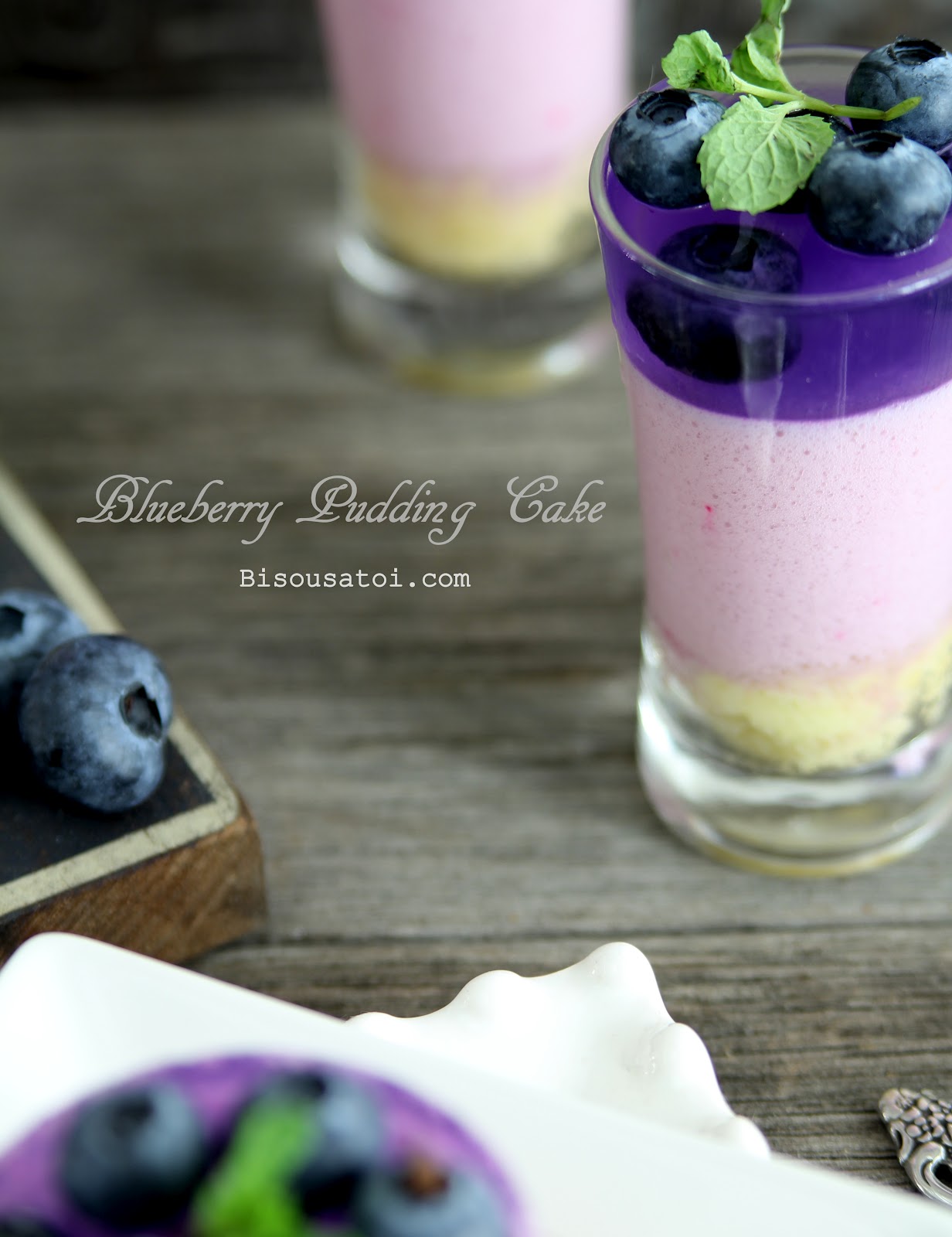 Blueberry Pudding Cake - Bisous À Toi