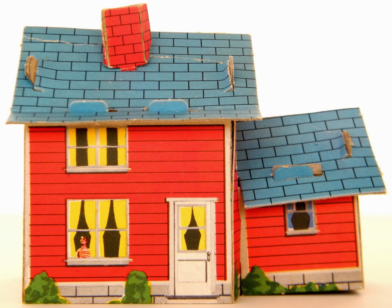 Toys and Stuff: Jaymar #255 39 PC Railroad and Village Construction Set ...