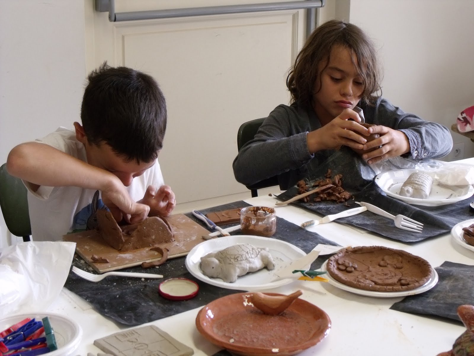 Nibelle et Baudouin: Stage de poterie pour enfants...