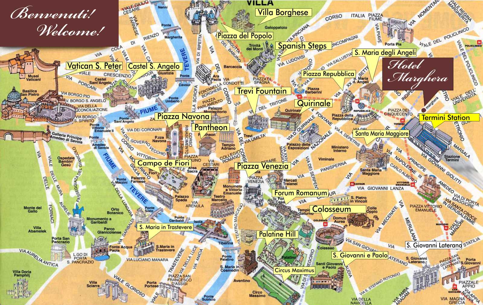 Quartier De Rome Trastevere Maps