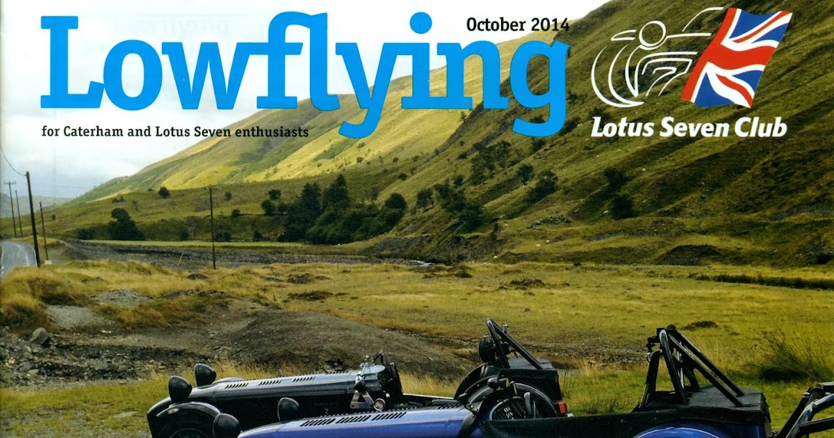 2019 Caterham 270R Racing Blog: Low Flying Magazine - October Front Cover
