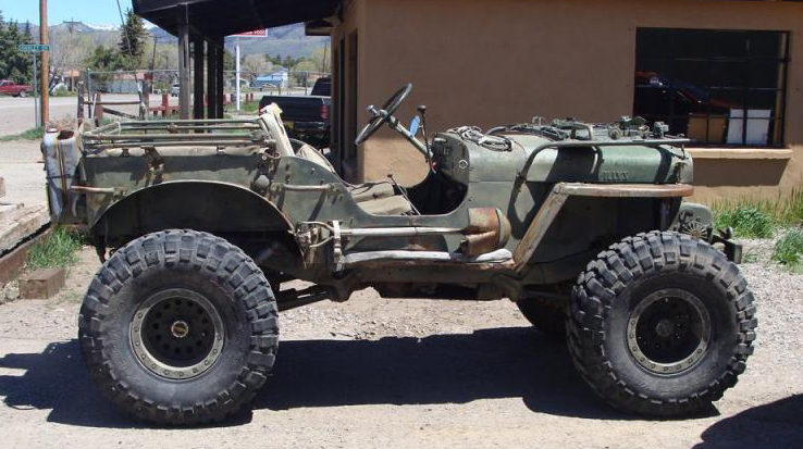 Just A Car Guy: somewhere in New Mexico is this cool old Willys Jeep ...