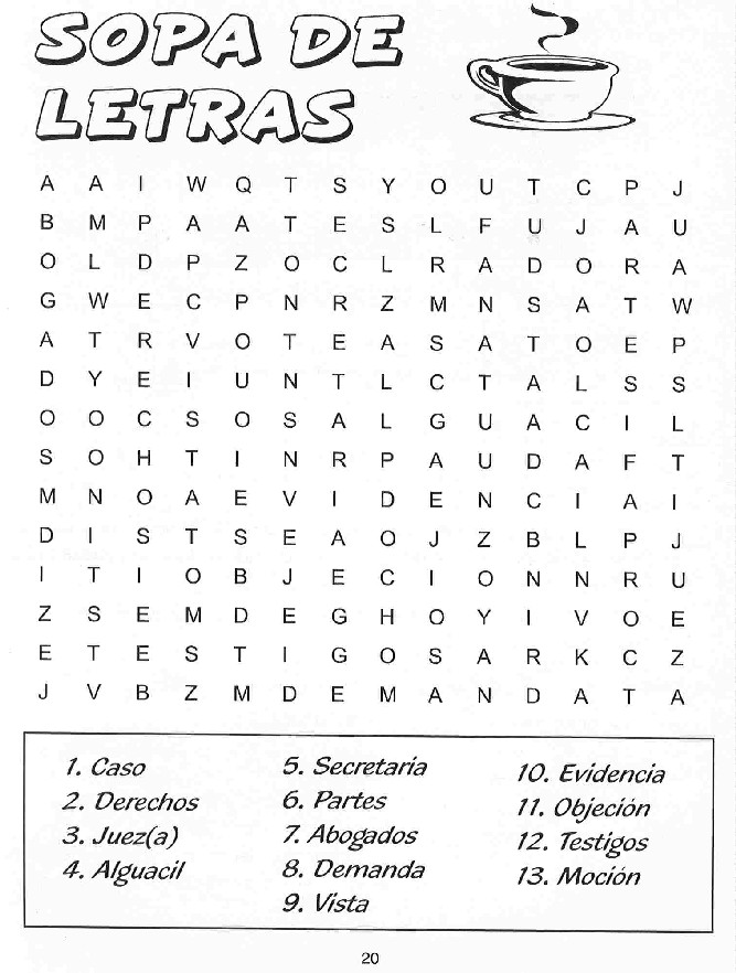 Sopa de letras religiosas para imprimir - Imagui