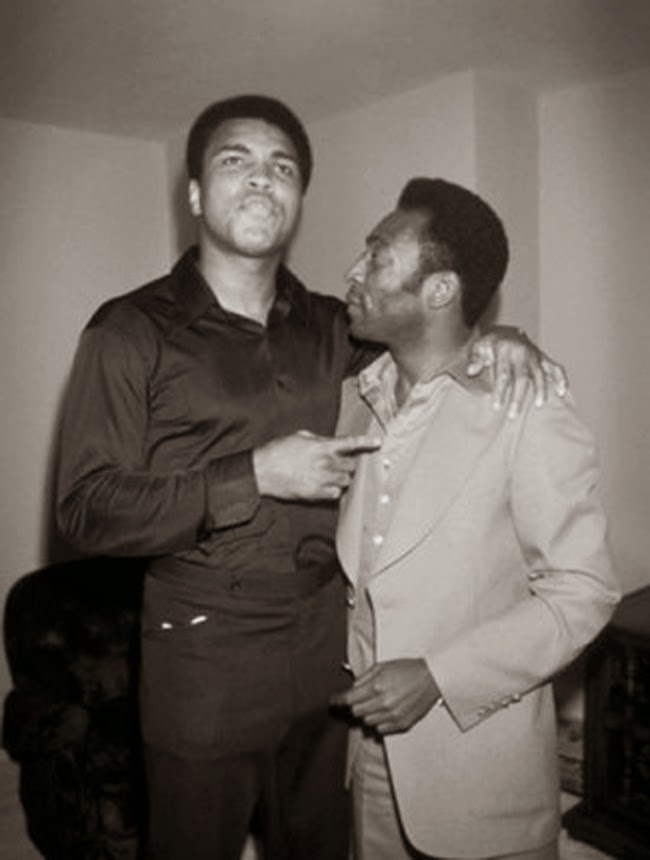 Sir PELÉ, THE KING OF FOOTBALL: Pelé e Muhammad Ali, os maiores de ...