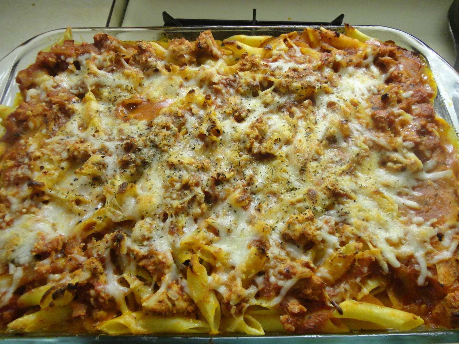 Starving Student Recipes: Oven-Baked Mostaccioli