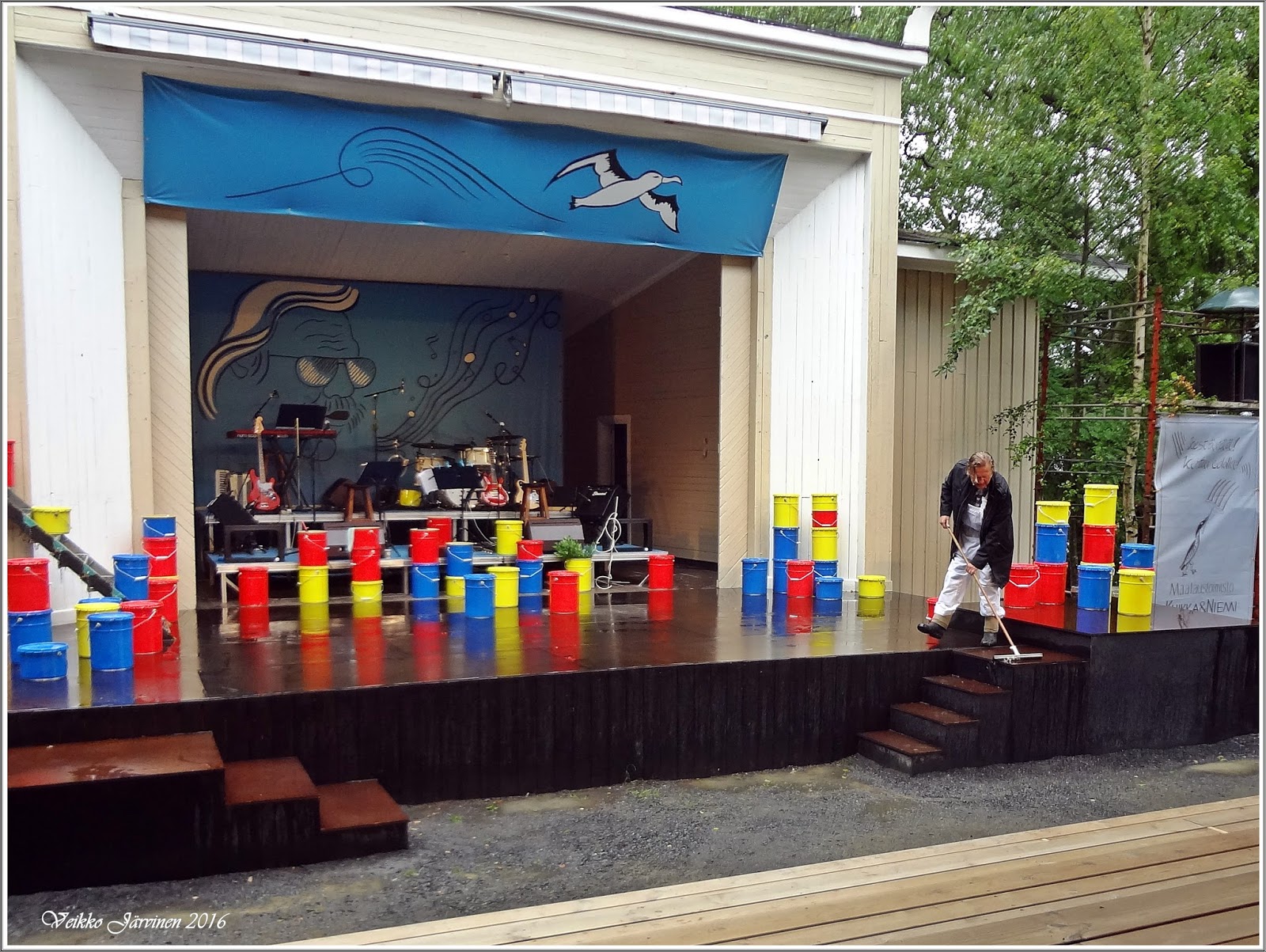 Urisevien Ukkojen Taipaleelta: Viikinsaaressa teatterissa 4.8.2016