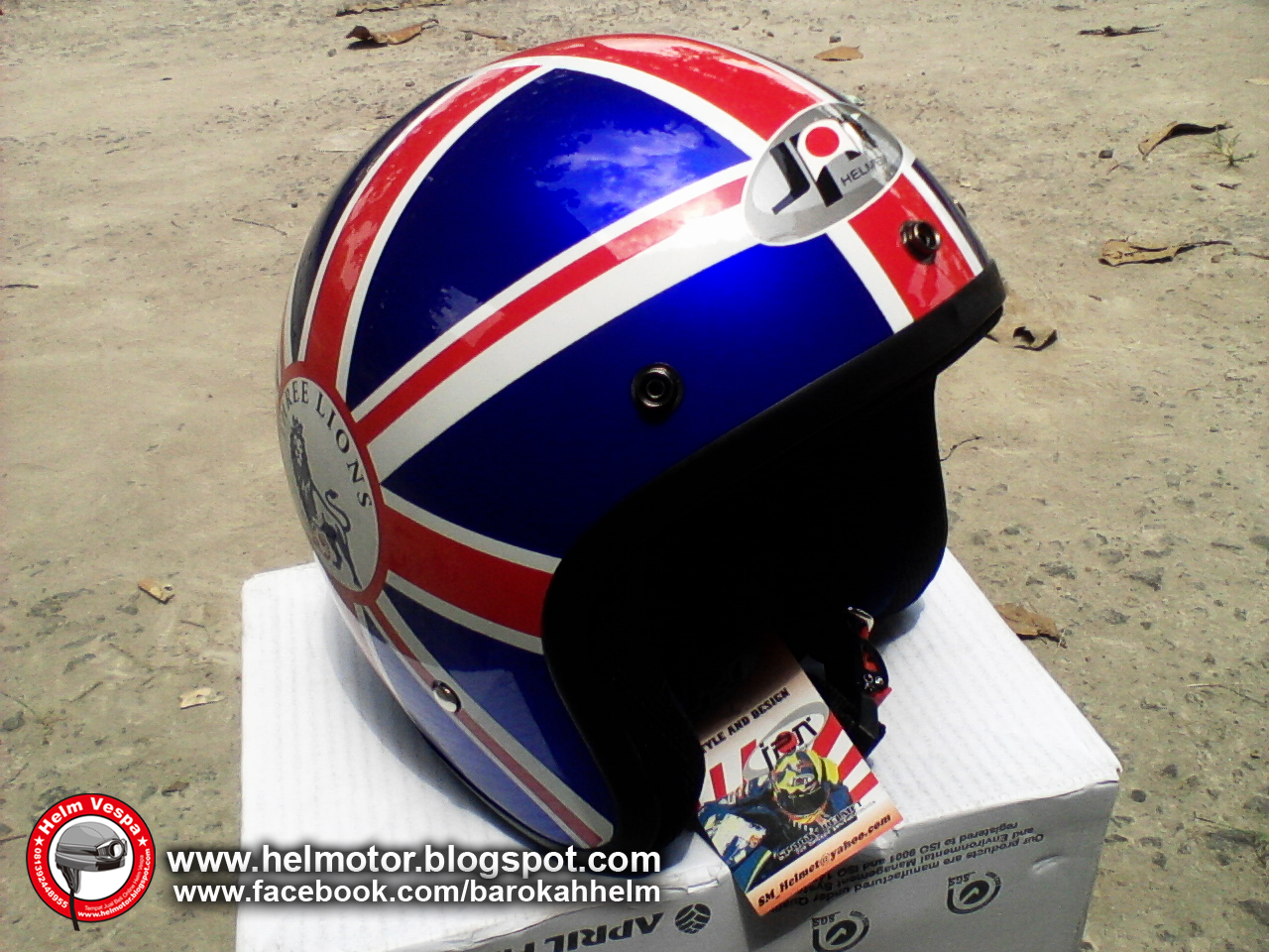 Helm Bogo England ~ Helm Vespa