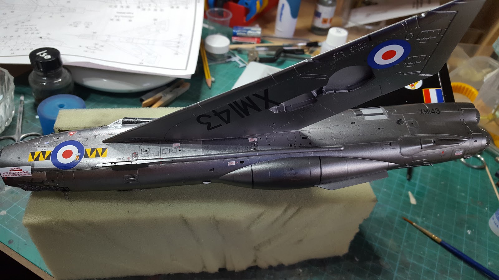 The Mechanics Modelling World: EE Lightning F1 WIP #2