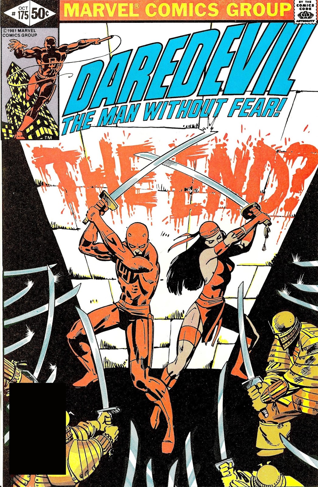 Marvel Comics of the 1980s: My Favourite 10 Miller Daredevil Covers