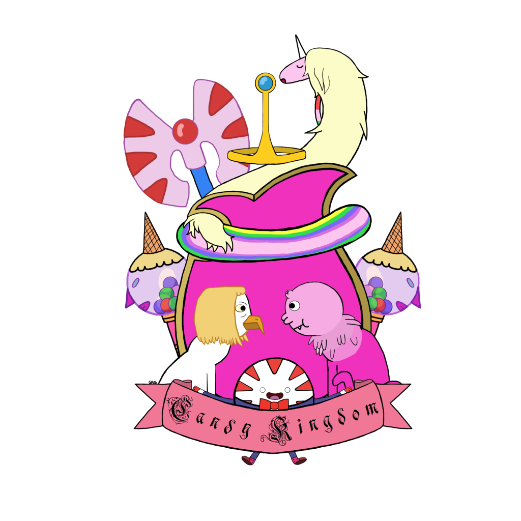 The Geeky Nerfherder: Adventure Time Heraldic Shields by Pierluigi Caputo