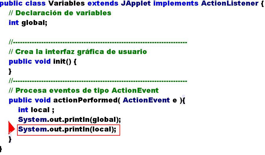Java para mis amigos: Variables Locales y Globales