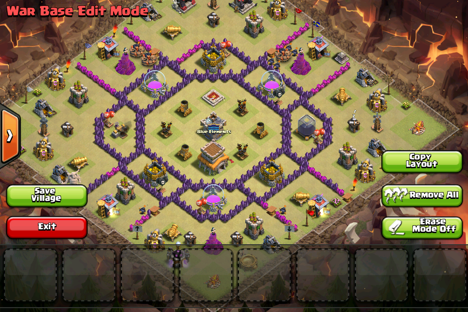 Clashing with Munchies!: Sample Clash of Clans War Bases