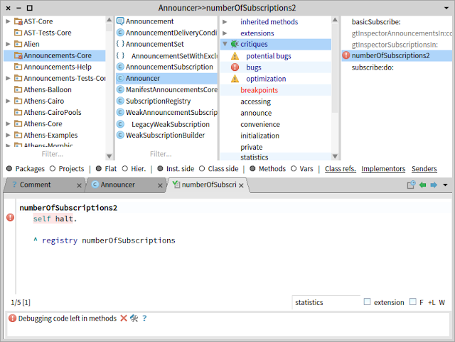 Working on Pharo Smalltalk: Calypso update: many improvements and ...