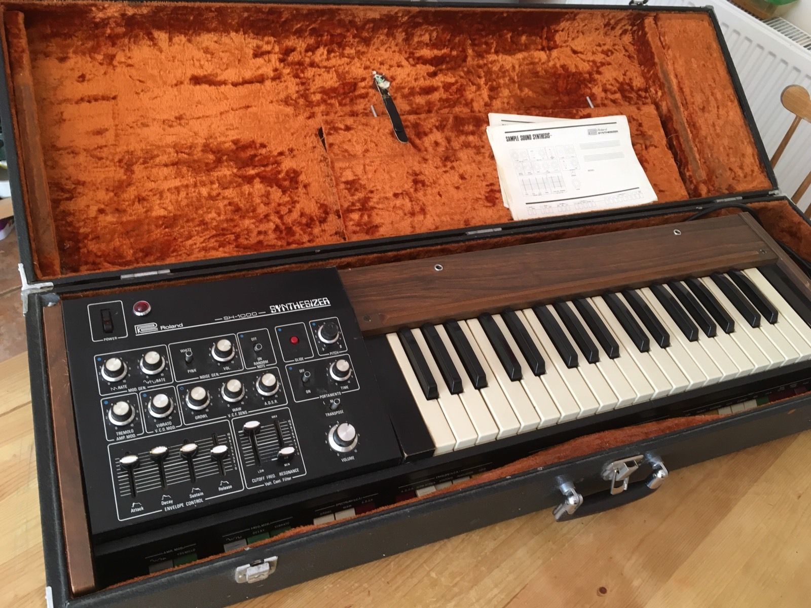 MATRIXSYNTH: Roland SH-1000 Analogue Mono Synthesiser 1973 w/ Extras