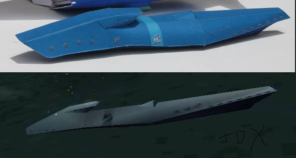 Ace Combat Model - Drawings: Neucom Warship