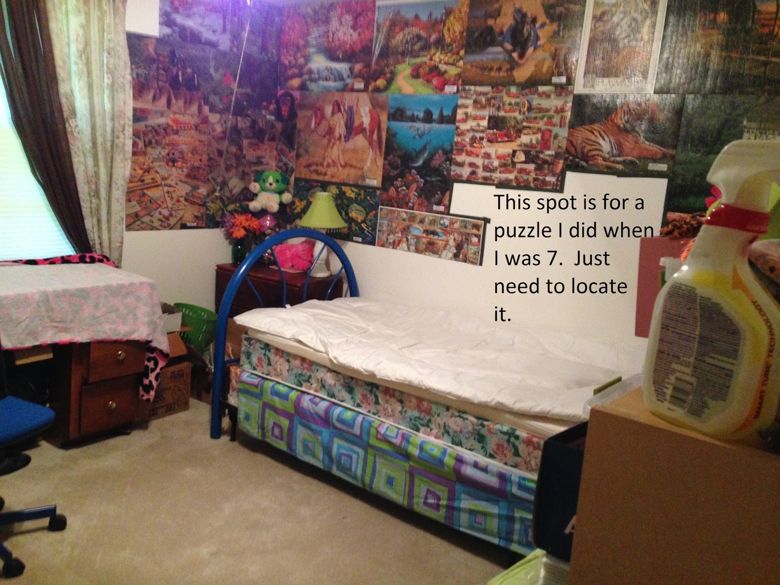 Mousie Mom's *****: My Puzzle Wall Tutorial