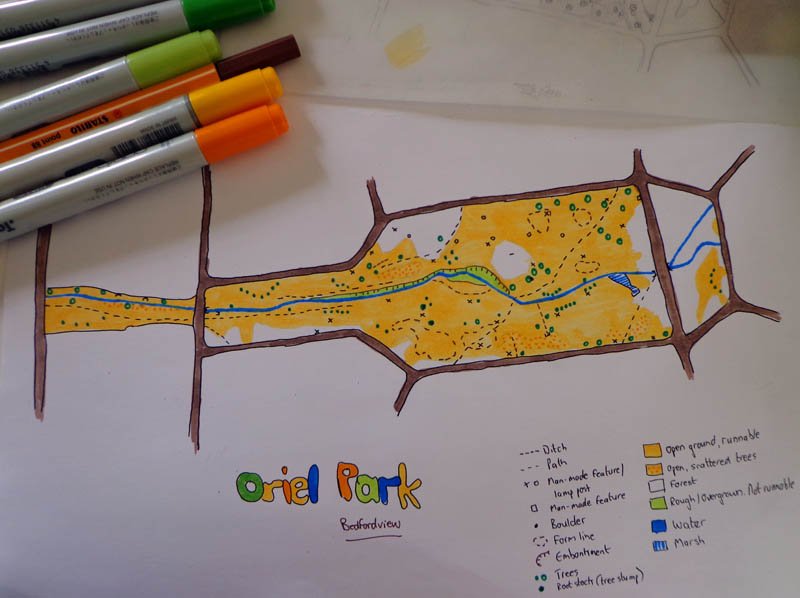 AdventureLisa: Hand-drawn orienteering maps