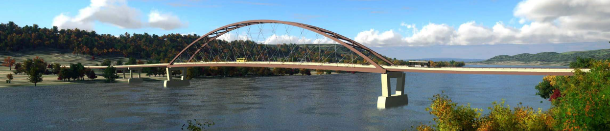 Industrial History: New Bridge over Ohio River at Wellsburg, WV, Bridge