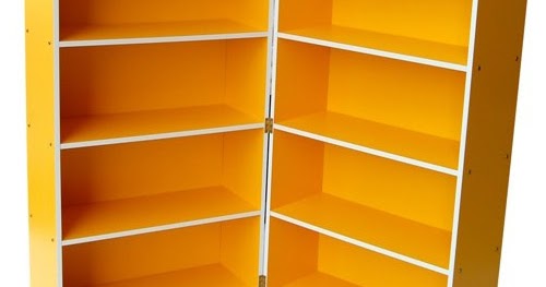 Perabot Tadika: ES012 - Rak Kuning Lipat Beroda