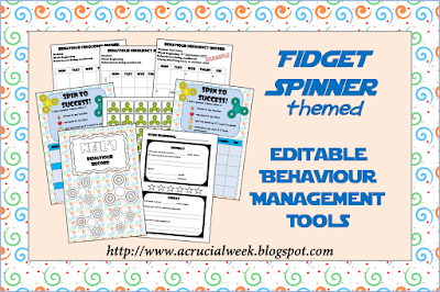 A Crucial Week: Editable Behaviour Management Tools