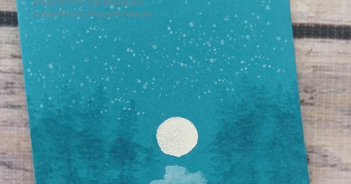 Pepperly Rose Papercrafting : Stampin Up! Waterfront Night Scene Night ...