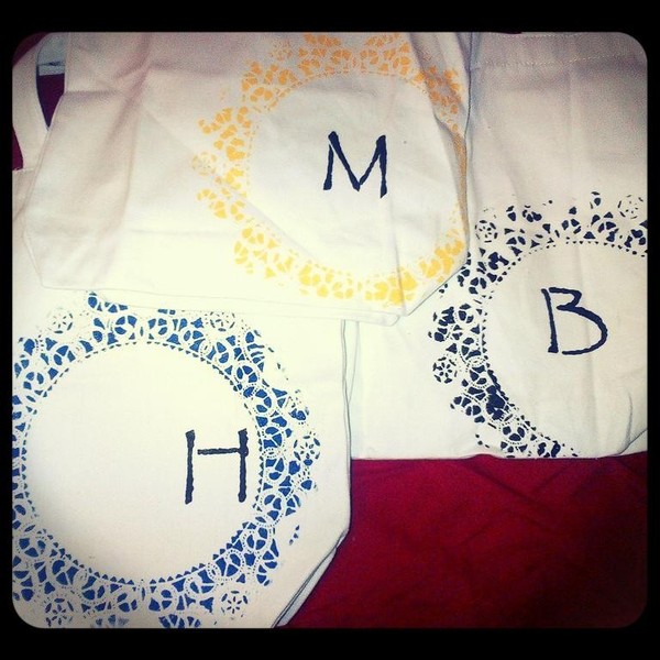 Unanchored in the Storm: How to Make a Monogrammed Bag