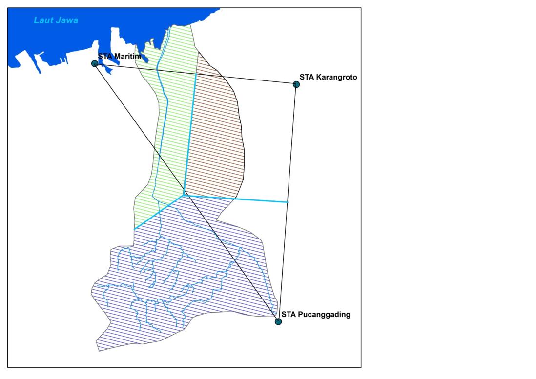 Analisa Curah Hujan Metode Thiessen