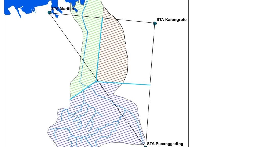 Analisa Curah Hujan Metode Thiessen