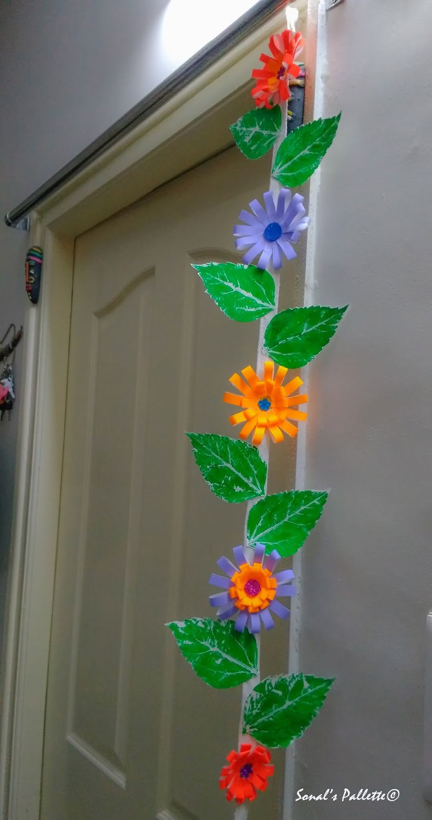 Sonal's Pallette: Paper Strips Flower