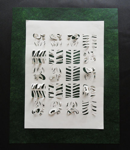 Art At Woodstock: Sculpture: Cut Paper Relief Sculpture