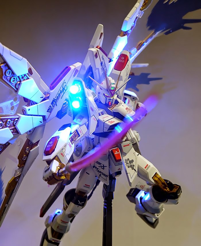 GUNDAM GUY: MG 1/100 Strike Freedom Gundam - Customized Build w/ LED