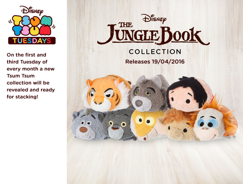 Tsum Tsum “TSUESDAYS” (April 5, 2016)：Disney's “The Jungle Book” & Boba ...