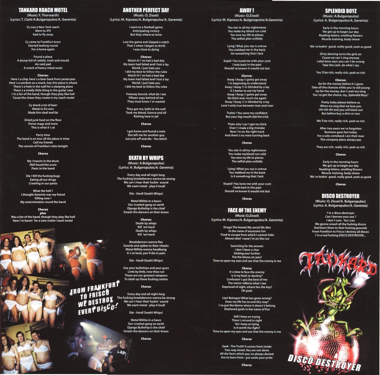 1998 Disco Destroyer - Tankard - Rockronología