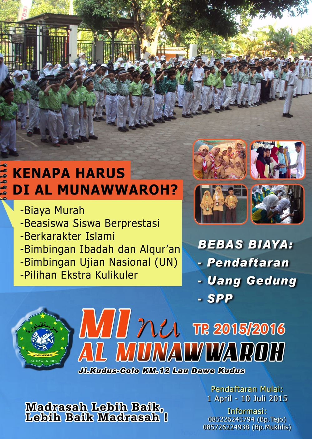 Desain Pataka, Spanduk, Banner, Brosur PPDB 2017/2018 - Info Dari Ops