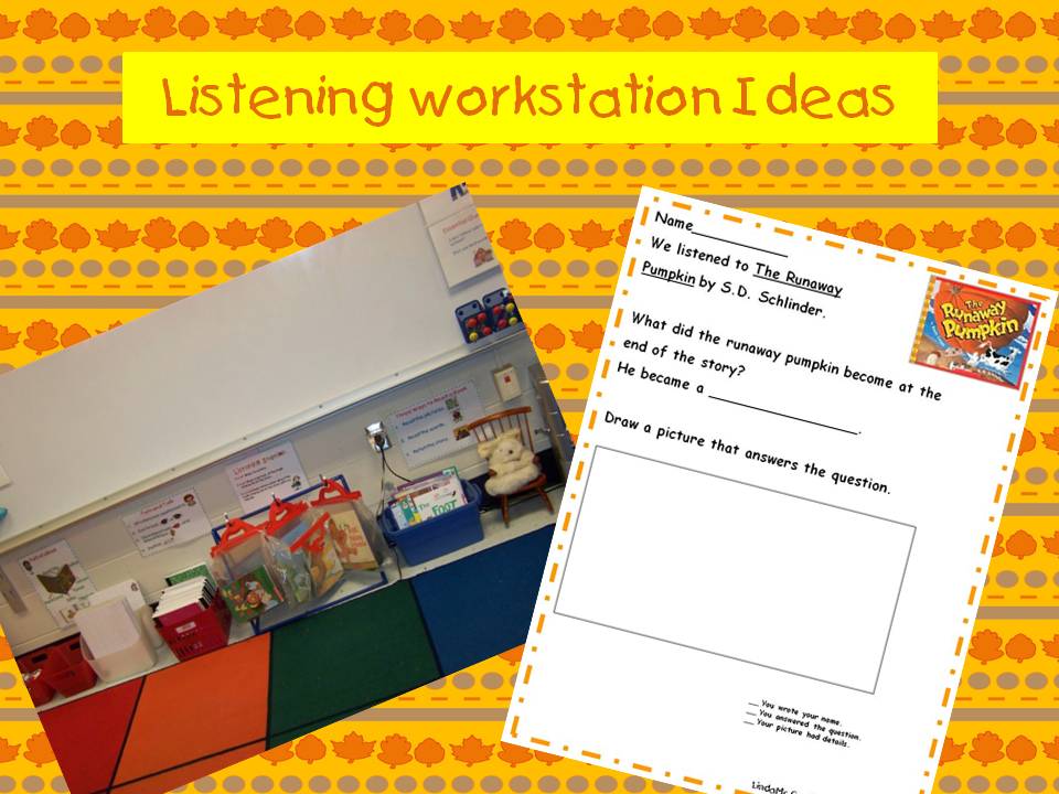 Fall Listening Work Stations - Classroom Freebies