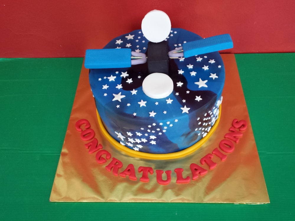 Yochana's Cake Delight! : satellite cake