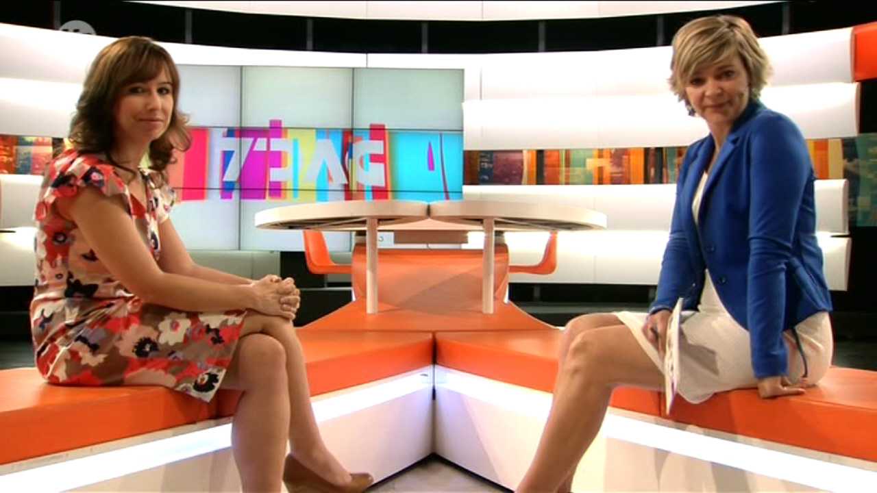 Bekende Vlaamse TV vrouwen: Lisbeth Imbo en Indra Dewitte in De Zevende ...