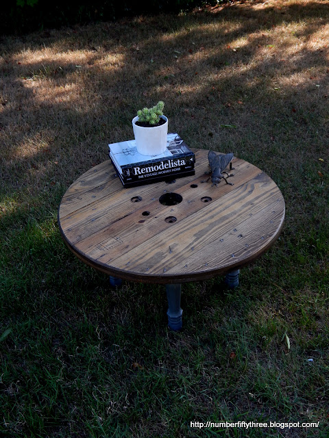 Number Fifty-Three: Reclaimed Wooden Spool Coffee Table