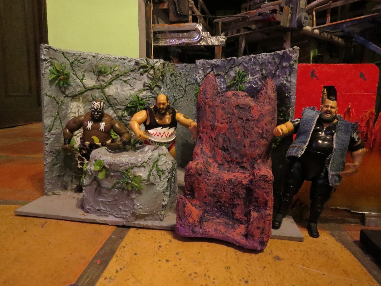 VIDEOS CRYPT: WCW CUSTOM DUNGEON OF DOOM PLAYSET