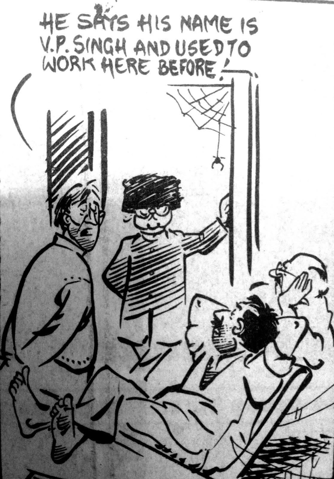 R.K. Laxman's Cartoons: V.P. Singh - I