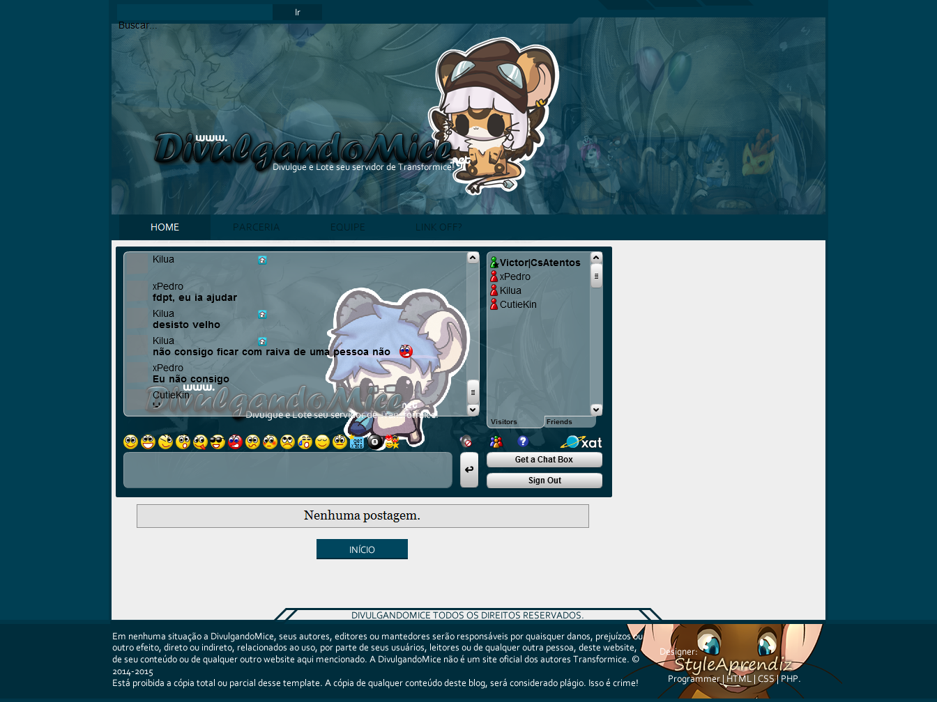 Transformice Tutoriais: Templates para Blogger de Transformice