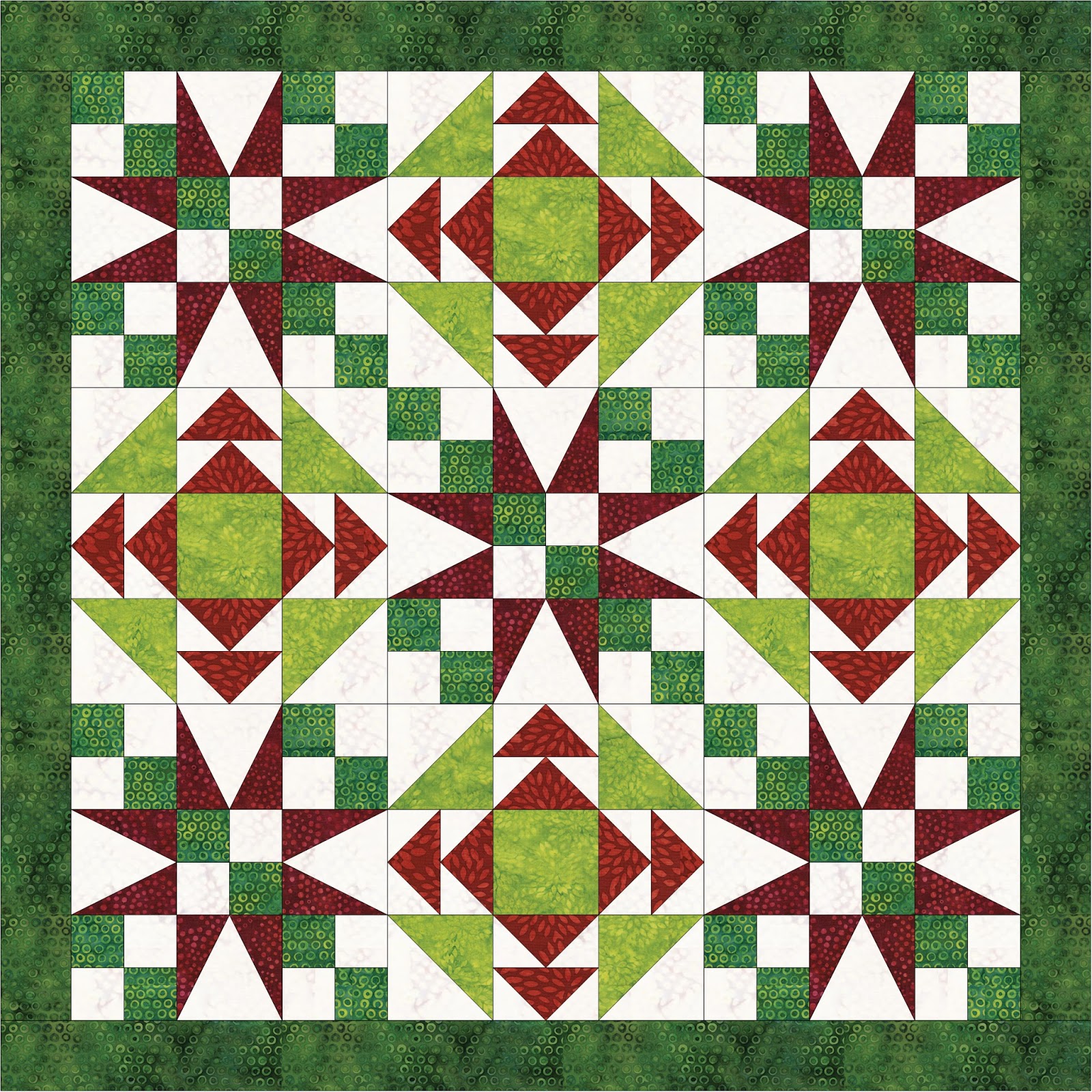 PamelaQuilts: Quilters Recipe Box, Unit 12 - Triangle in a Square ...