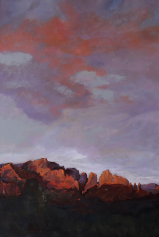 Susan Fowler Fine Art: Colorado Landscape Oil Painting "RED ROCK GLOW ...